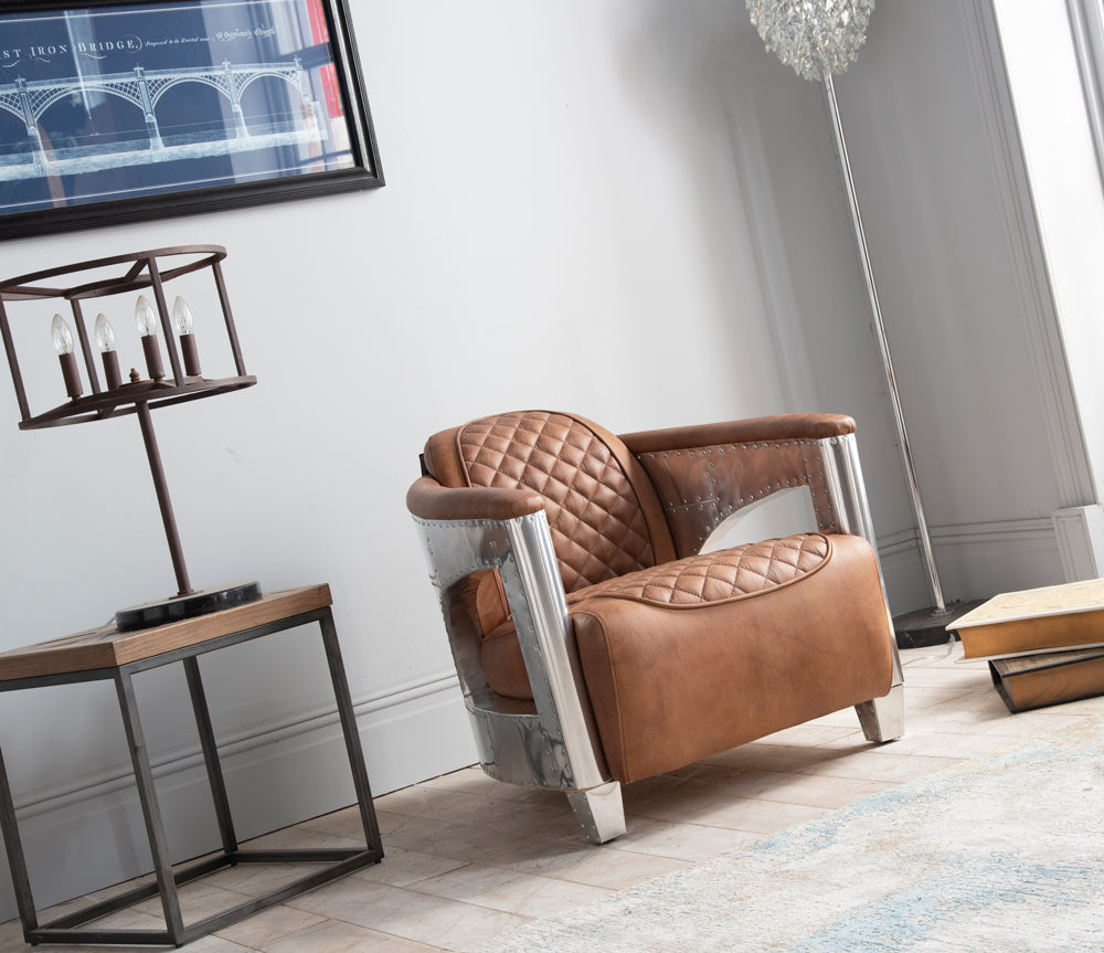 Hurricane Leather Armchairs 50% off RRP – Top Secret Furniture