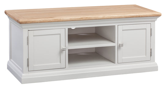 Solid Oak Glazed TV Unit in stock at our Furniture Outlet – Top Secret ...