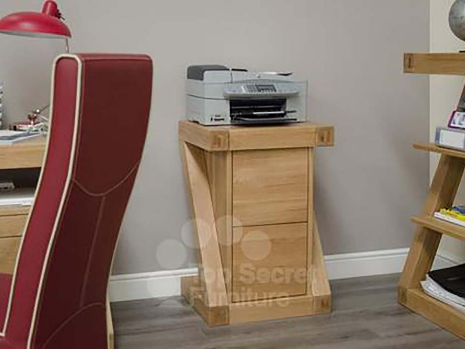 Solid Oak Wood Office Filing Cabinet in our Furniture Store – Top ...